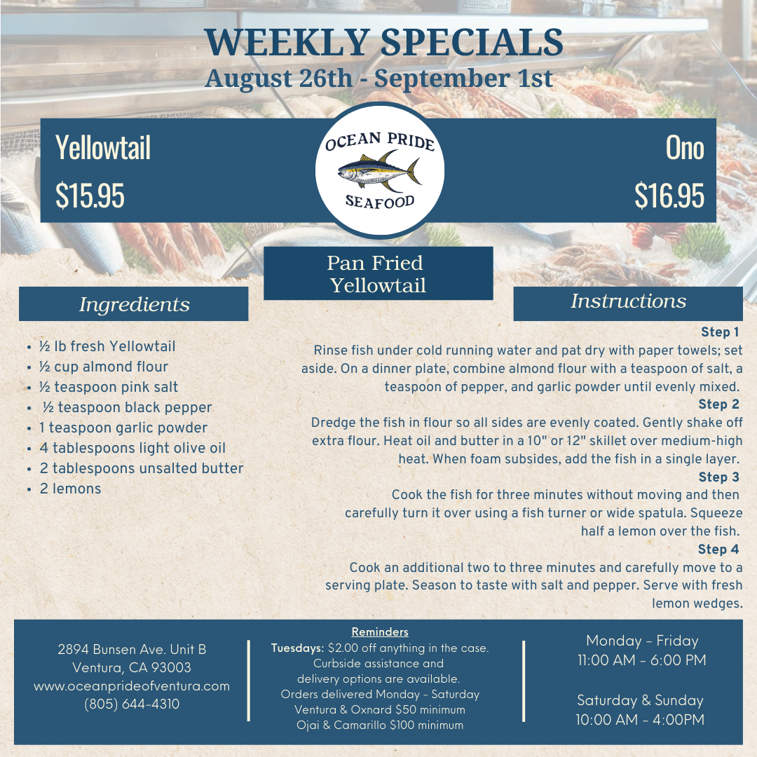 Ocean Pride Blog & Weekly Seafood Specials | Ocean Pride Seafood of ...